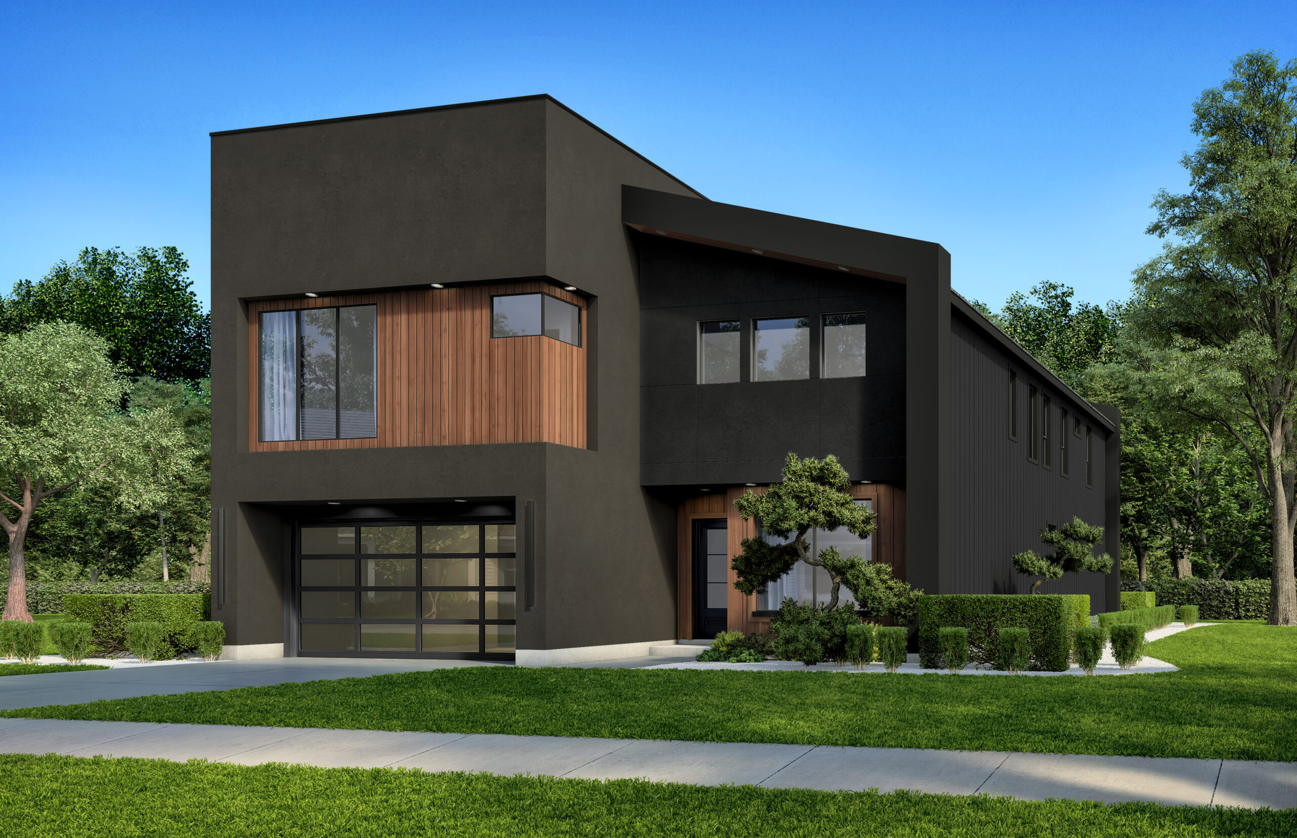 Modern Custom Build In Oak Forest - Echo Custom Homes